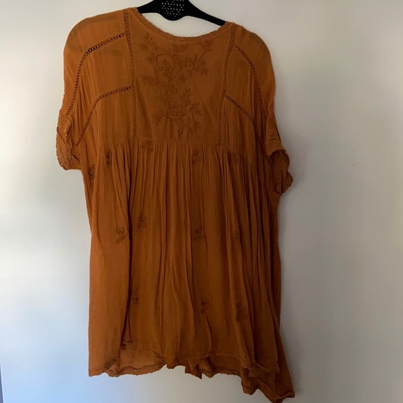 Zara | Tops | Burnt Orange Top 3 For 3 | Poshmark